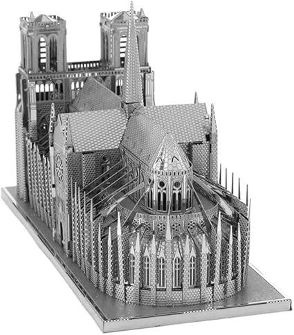 Metal Earth Notre Dame Cathedral Model for Enthusiasts – Men Are From Mars